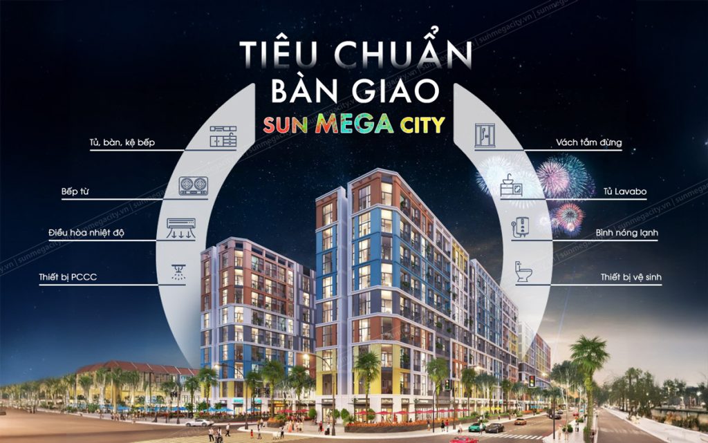 Tiêu chuẩn bàn giao Sun Mega City - Sun Mega City